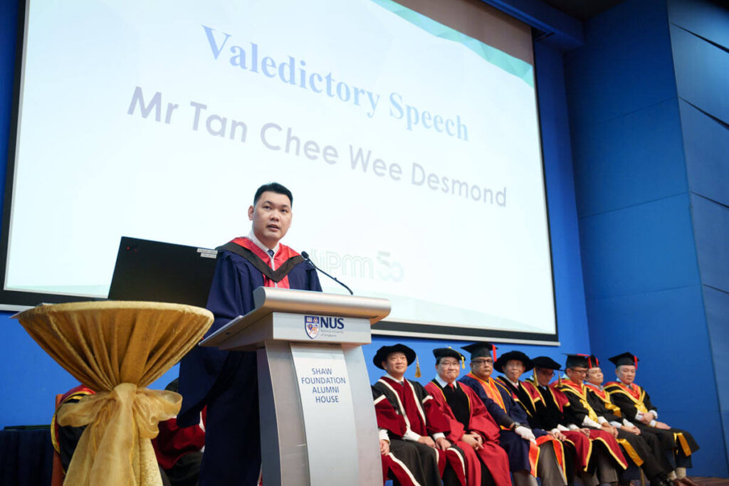 Valedictory Speech by Mr. Tan Chee Wee Desmond - SIPMM | Singapore Institute of Purchasing and ...